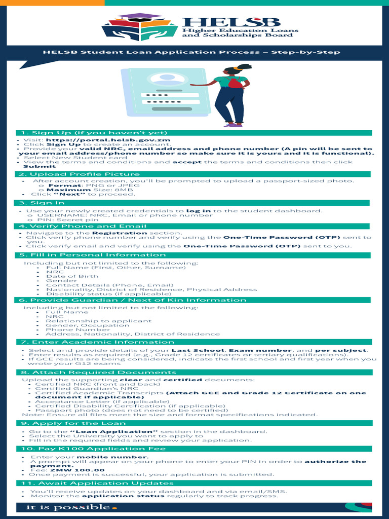 Helsb Student Loan Application Process 1 | PDF