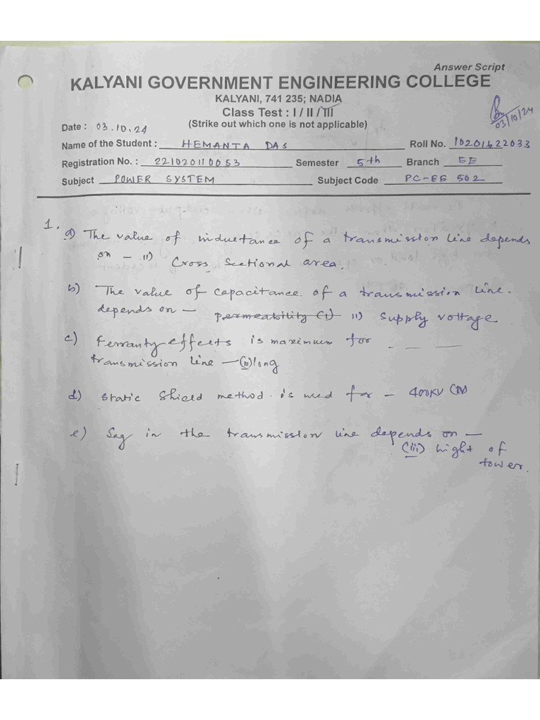 Hemanta Das - PCEE502 | PDF