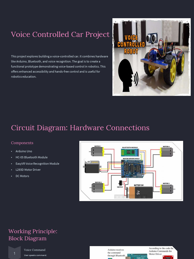 Voice-Controlled-Car-Project | PDF | Arduino | Bluetooth