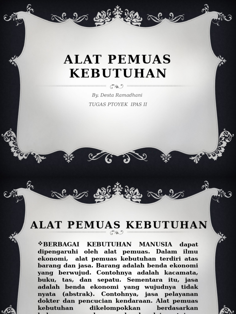 Alat Pemuas Kebutuhan | PDF