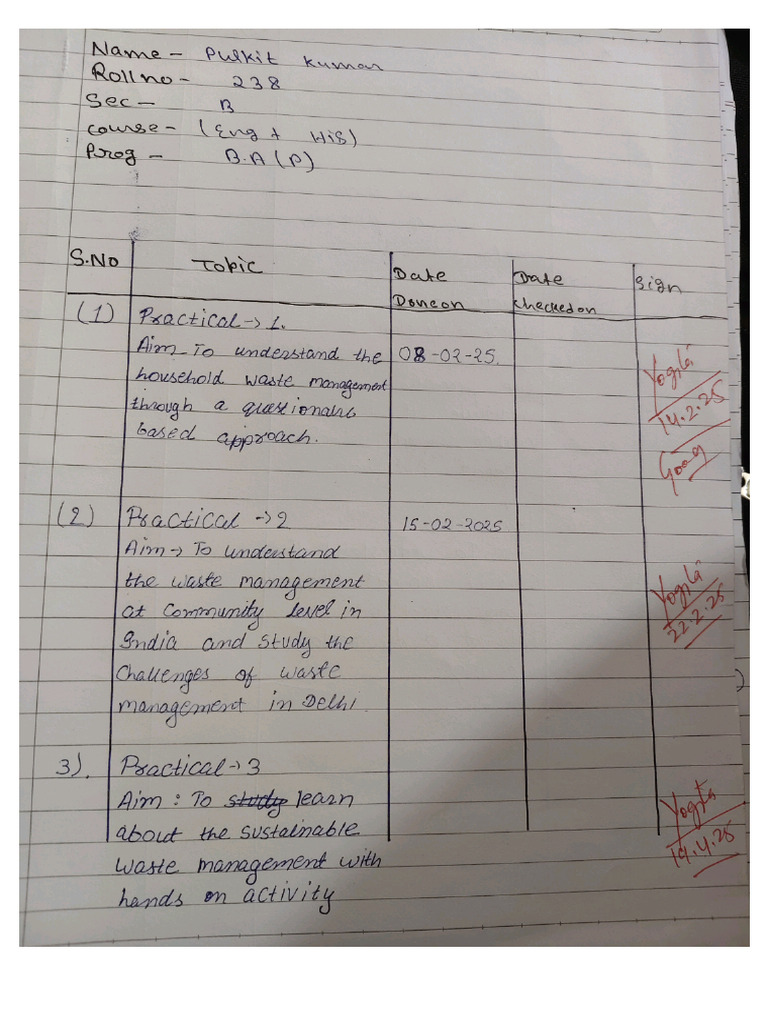 Practical 3 Vac... | PDF