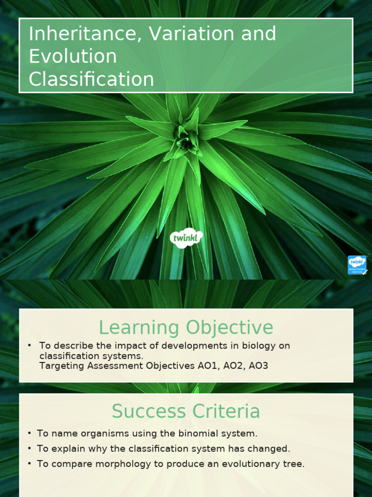 Inheritance Variation and Evolution Lesson 15 PowerPoint | PDF ...