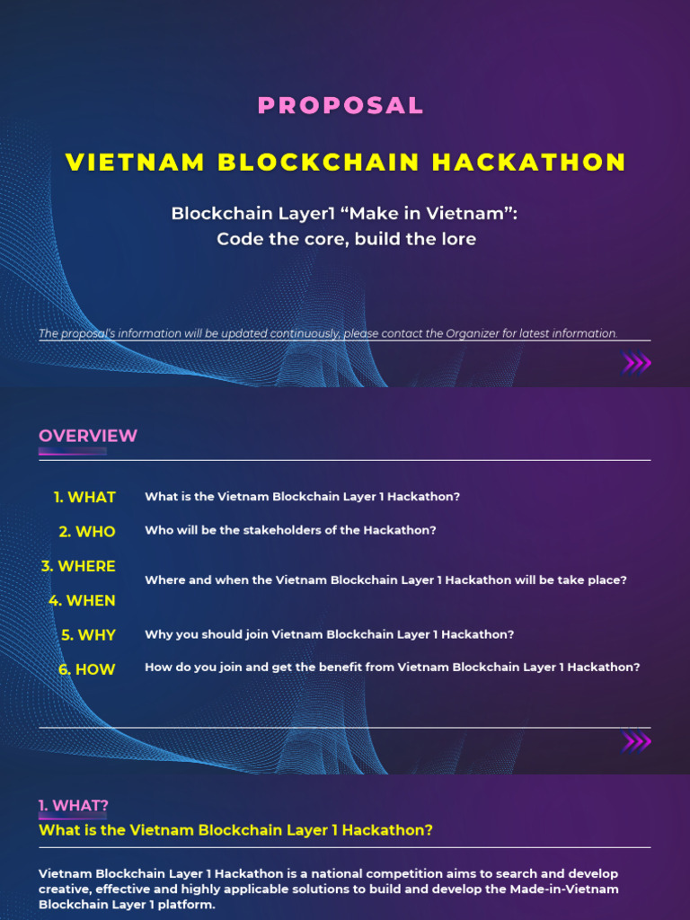 Vietnam Blockchain Layer 1 Hackathon 2025 | PDF