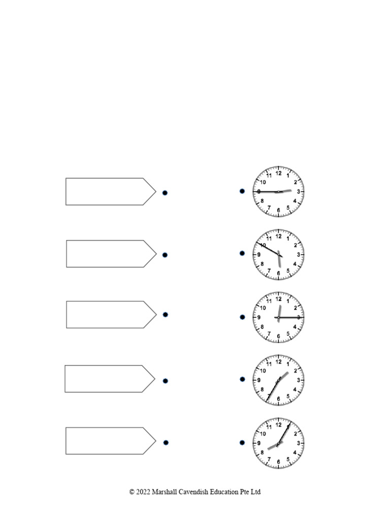 Stage 2 Time Worksheets Guide | PDF