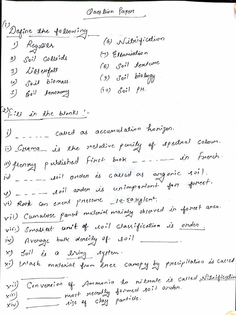 Soil Science Paper | PDF