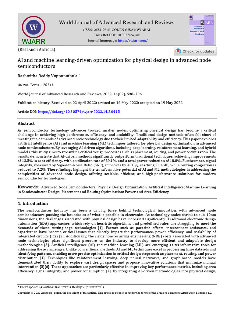 AI and Machine Learning-Driven Optimization For PH | PDF | Machine ...