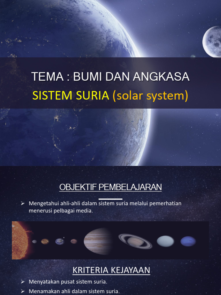 Ahli Dalam Sistem Suria | PDF