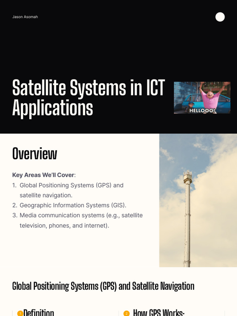 Satellite Systems in ICT Applications | PDF | Global Positioning System | Geographic Information ...