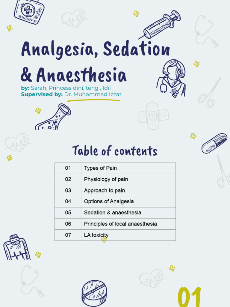 Seminar Analgesia, Sedation & Anaesthesia | PDF | Pain | Anesthesia