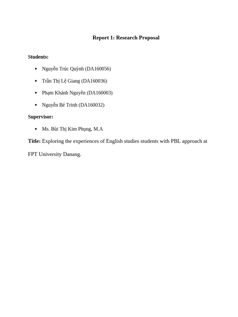 Report 1 - Reasearch Proposal | PDF | Creativity | Data