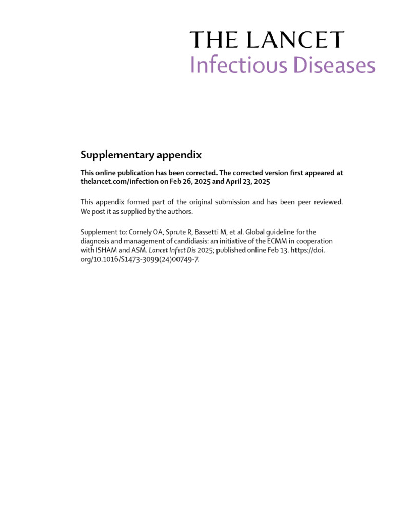 mmc1 (2) | PDF | Candidiasis | Candida (Fungus)