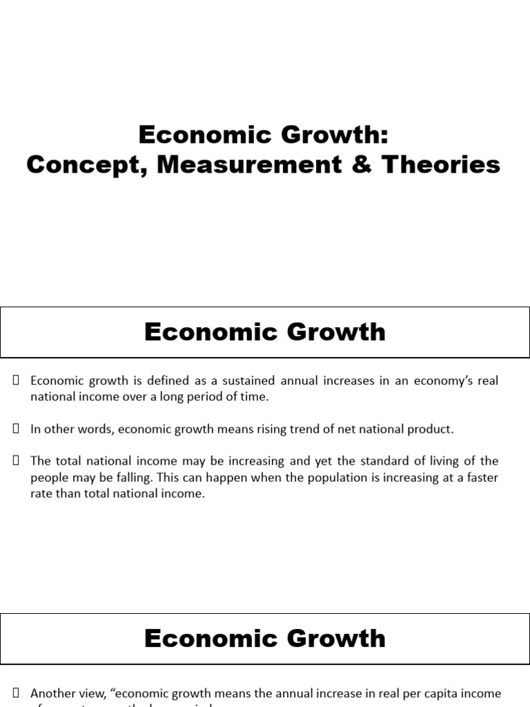 Theories of Economic Growth | PDF | Economic Growth | Gross Domestic ...