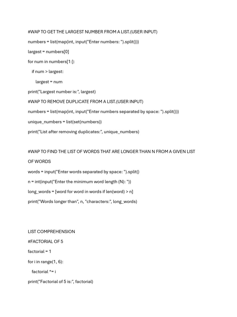 List Solutions and Answer | PDF | Programming Paradigms | Computing