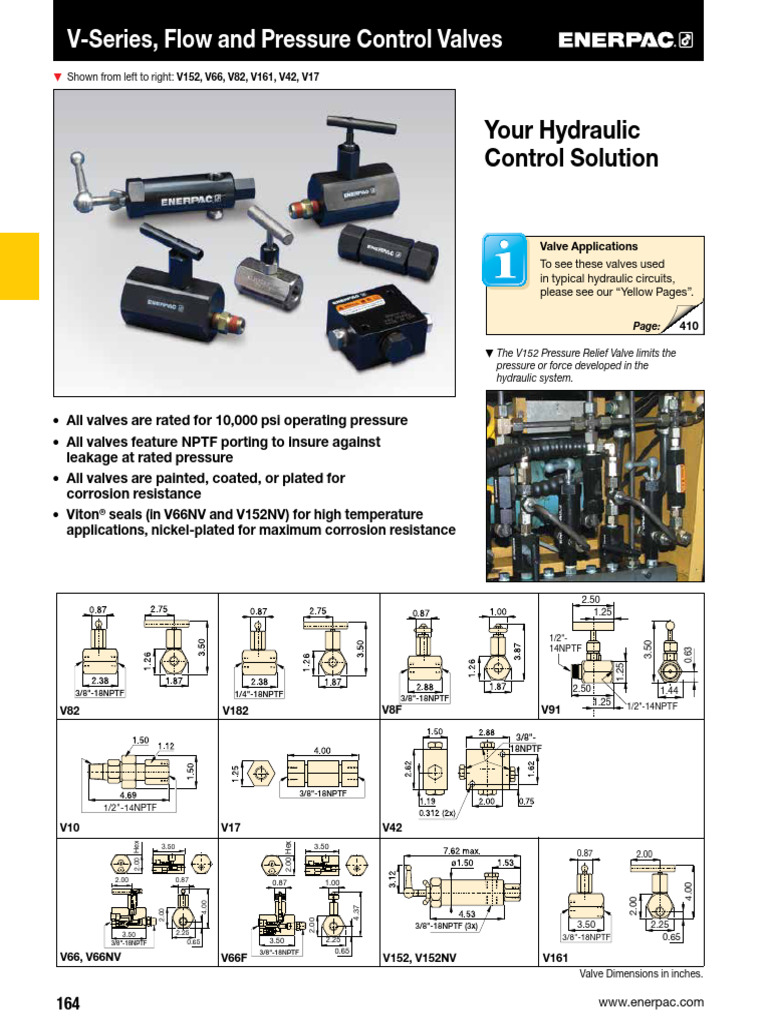 V-Series Flow Pressure Control Valves EN-US | PDF | Valve | Chemical ...
