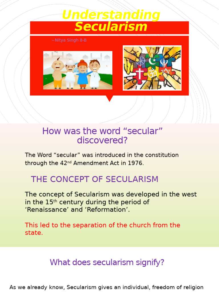 Understanding Secularism | PDF