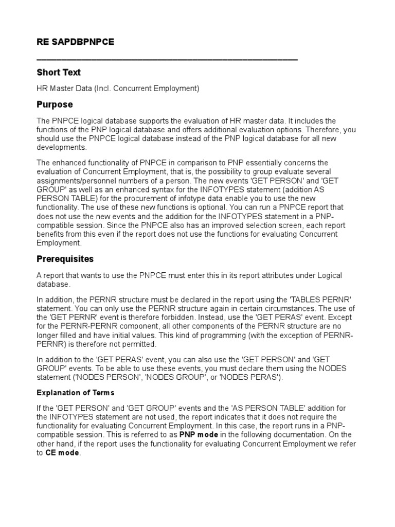 Pnpce Help | PDF | Parameter (Computer Programming) | Databases