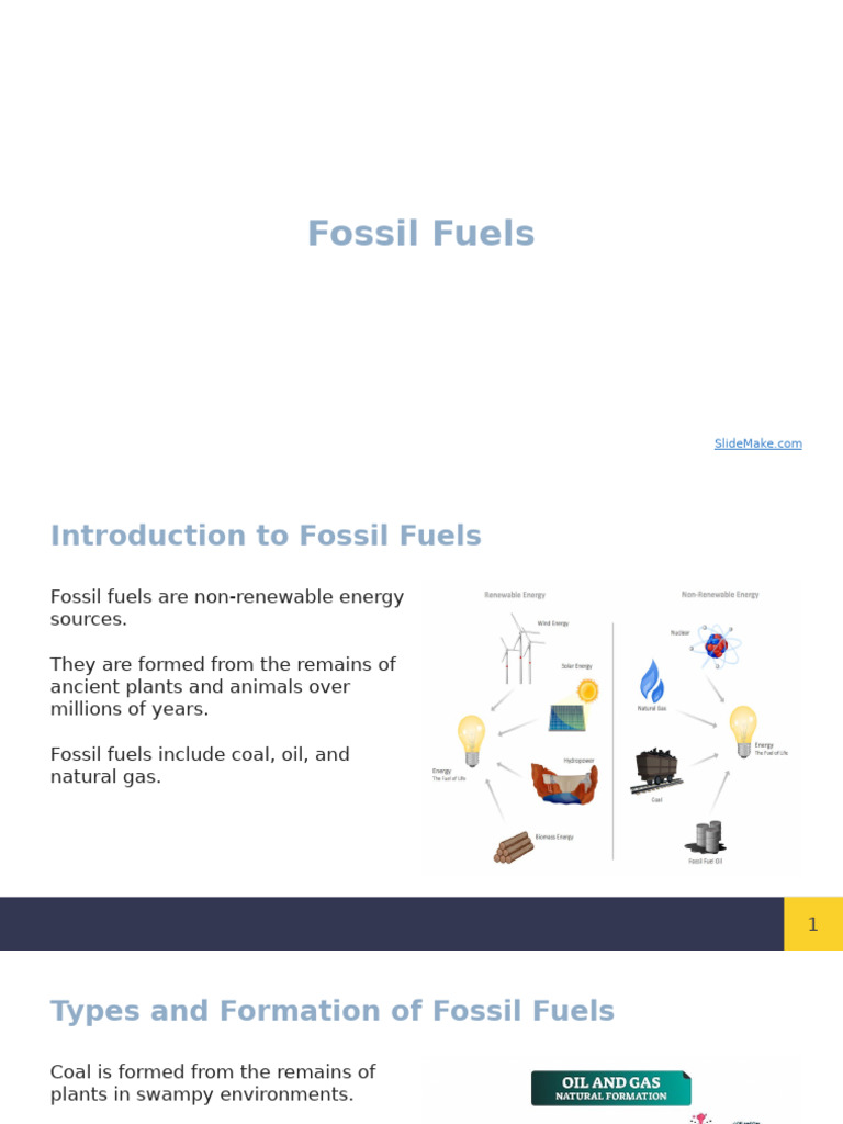 Fossil Fuels | PDF