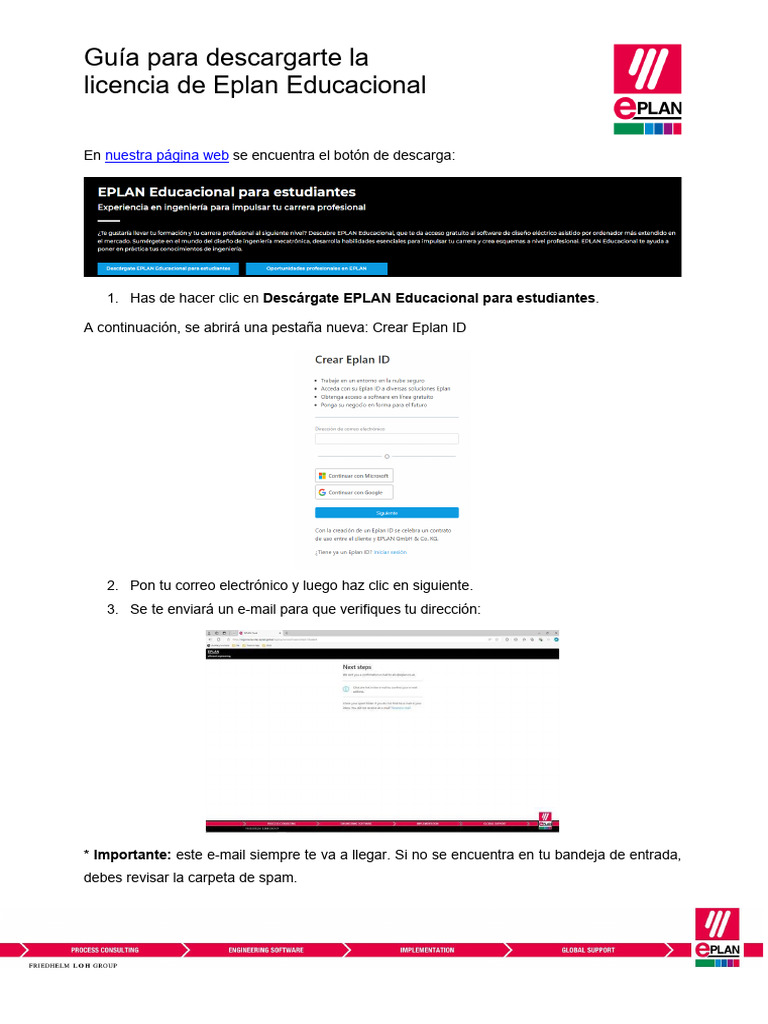 Guia Para Descargarte La Licencia de Eplan Educacional | PDF