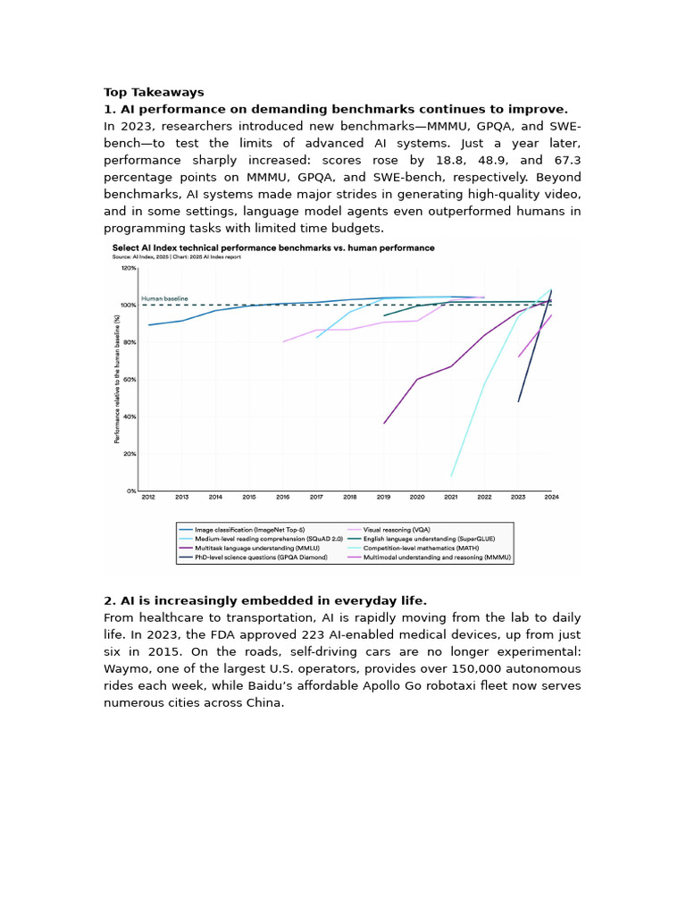 Key Insights from AI Index 2023 Report | PDF | Artificial Intelligence ...