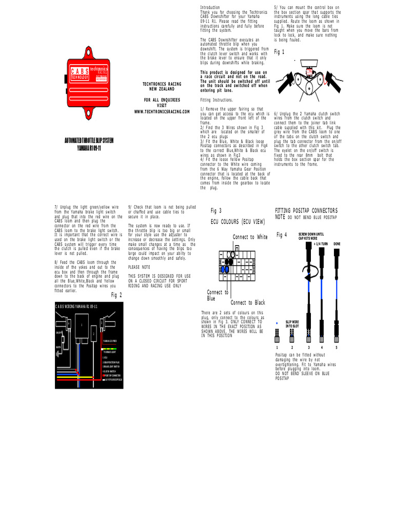 Cabs r1 Fitting Info | PDF