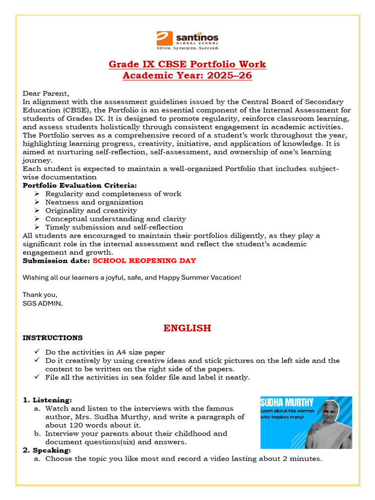 Grade Ix Sunshine Learning Pack | PDF | Tissue (Biology) | Muscle