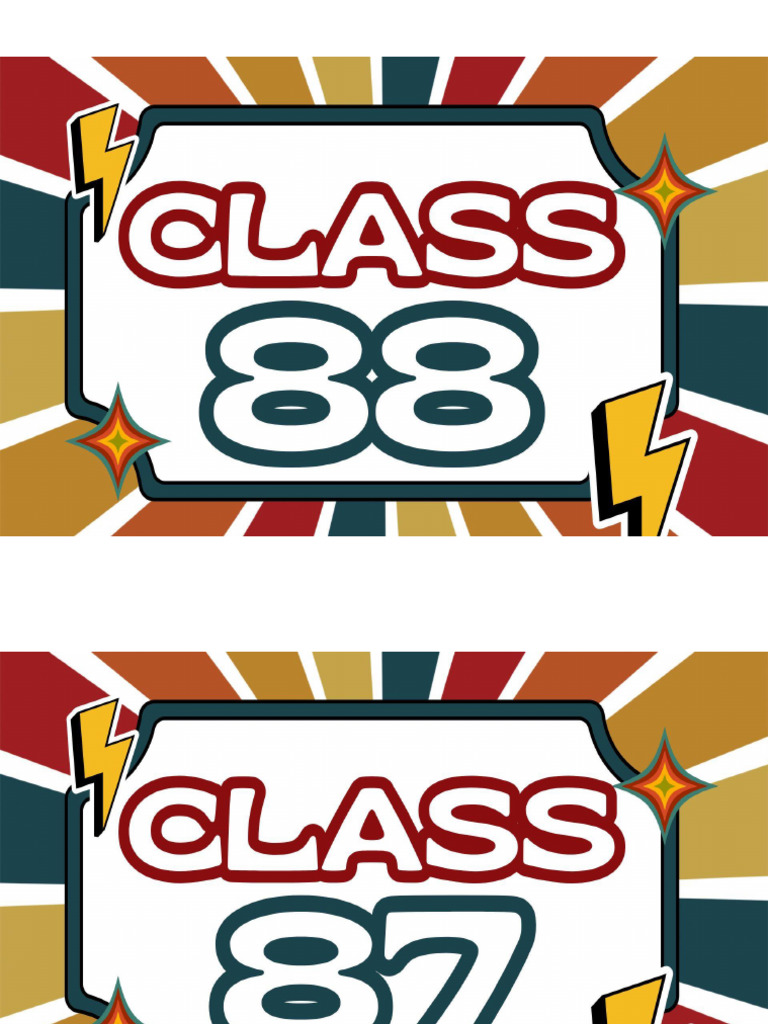 Classes | PDF