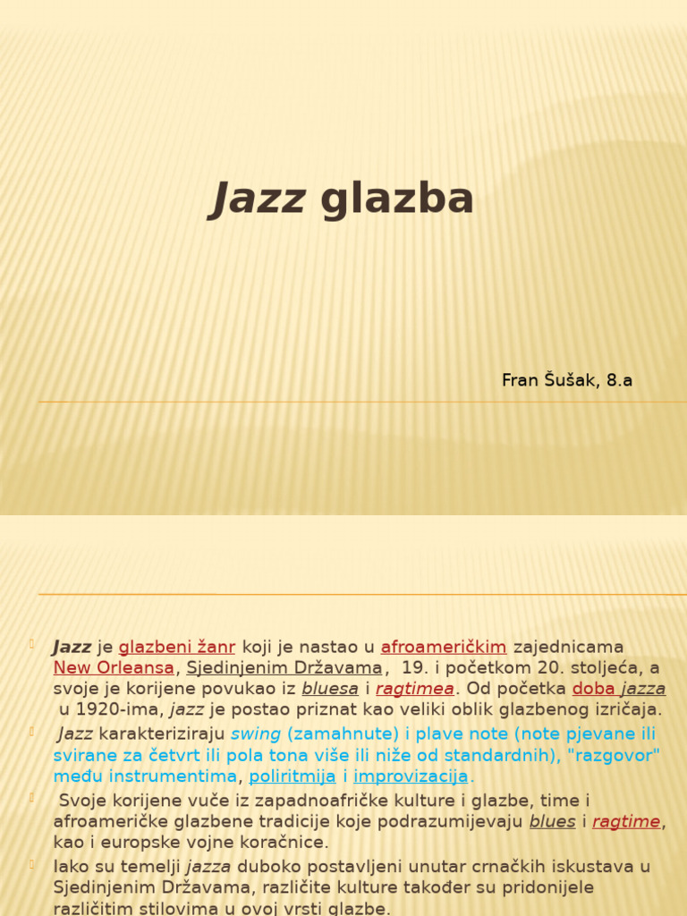 Prezentacija Za Glazbeni | PDF