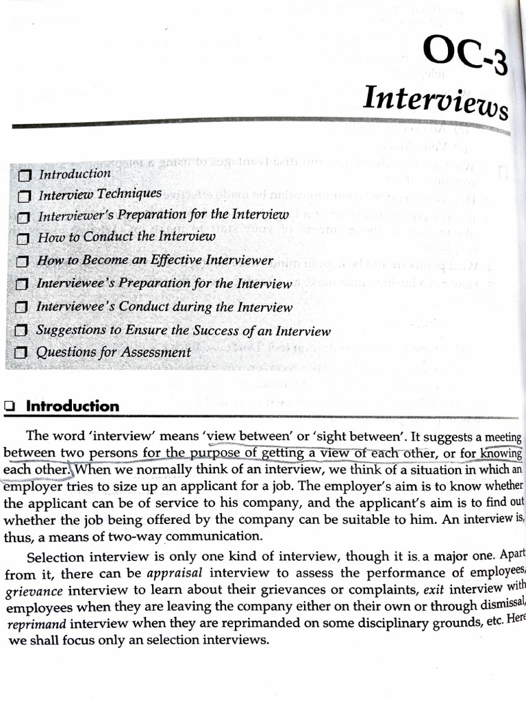 2. interview( SCS) | PDF