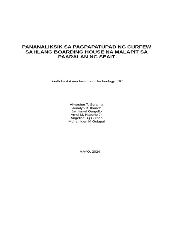 Al Yasher Research | PDF