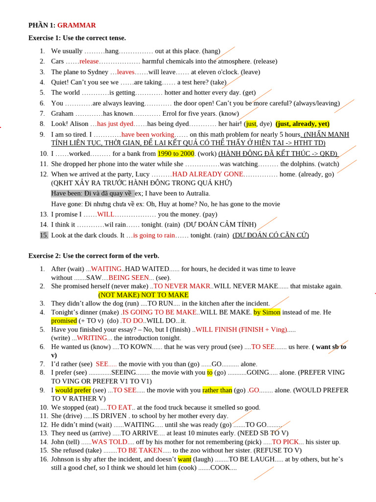 ÔN TẬP GIỮA KÌ K10 (NC) - HANDOUT | PDF | Mount Everest | Iceland