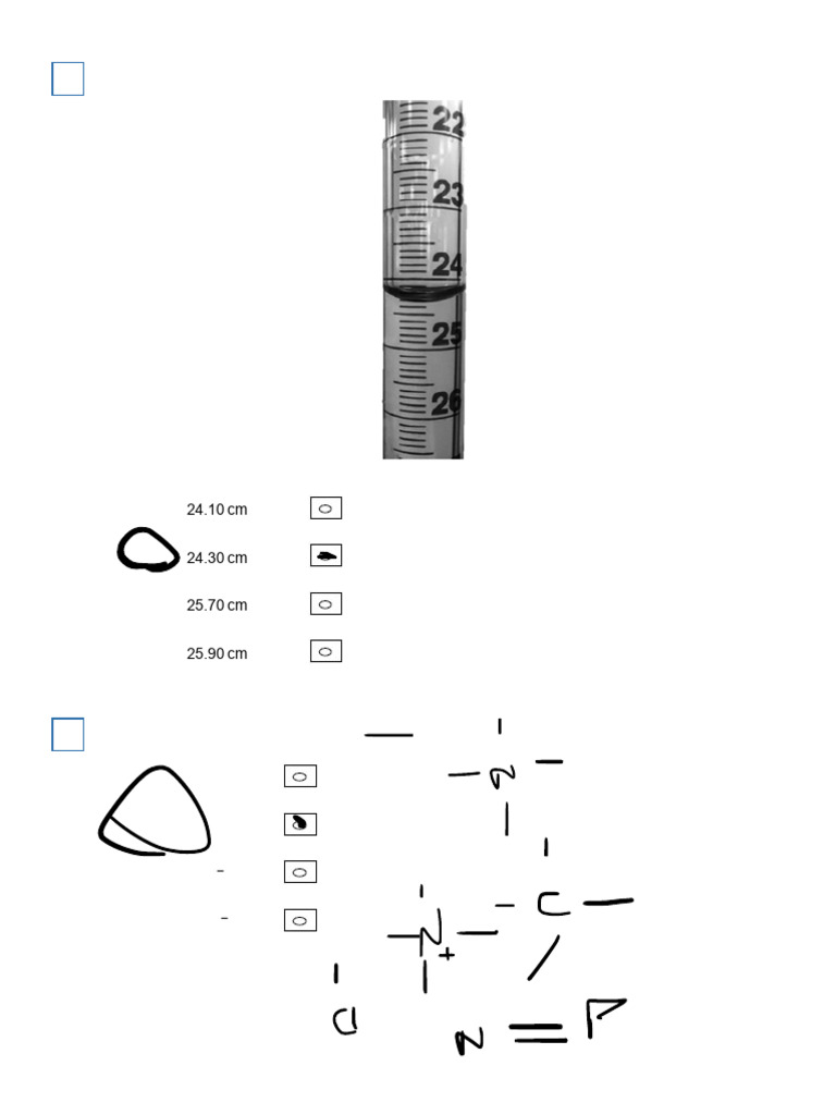 Multiple Choice Practice Questions | PDF | Chemistry | Titration
