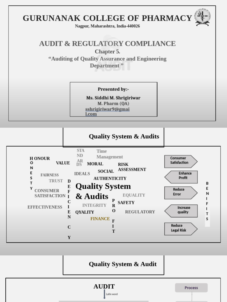 Auditing of QA & Engg. Dept. | PDF | Sewage Treatment | Ventilation (Architecture)