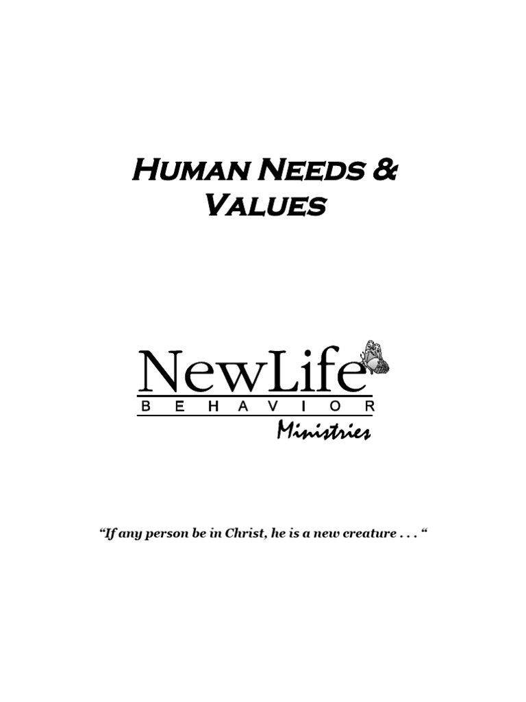 C12U46L3 - Human Need & Values | PDF | Attitude (Psychology) | Psychology