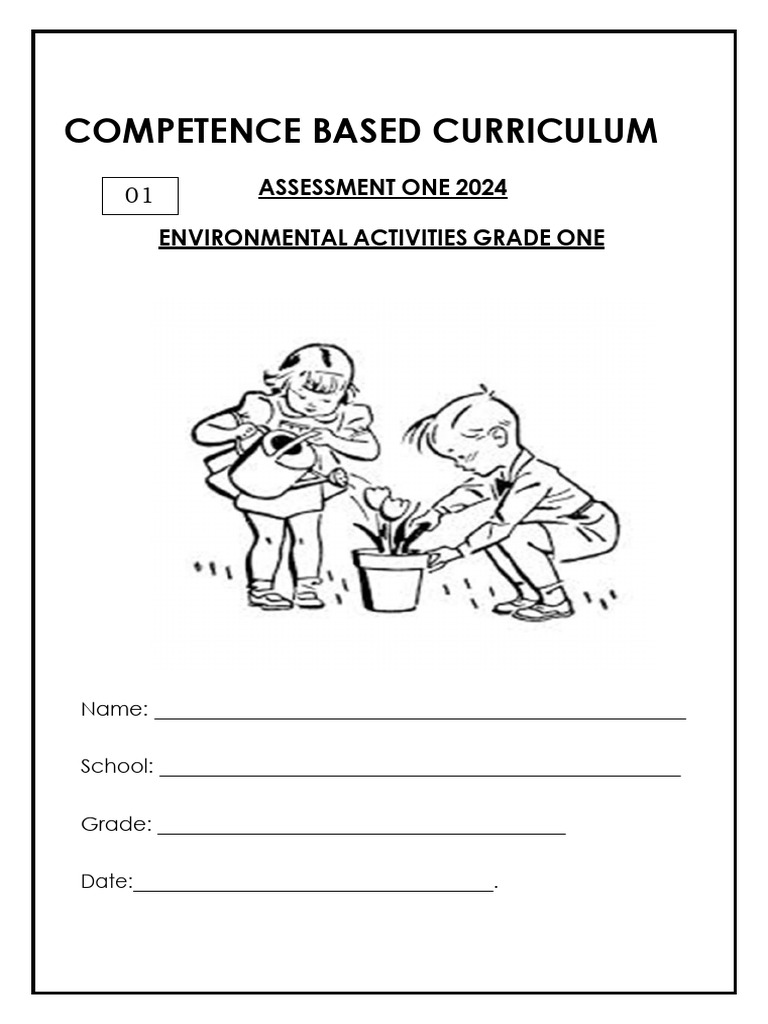 Grade 1 Environmental Activities | PDF | Water | Sky