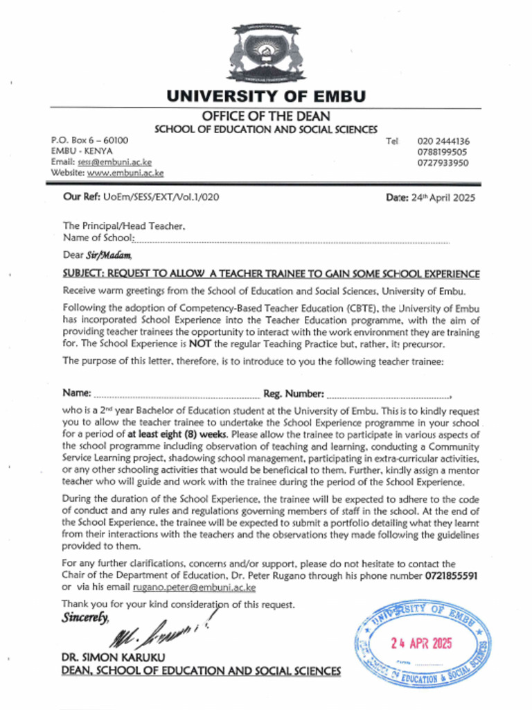 Introductory Letter | PDF