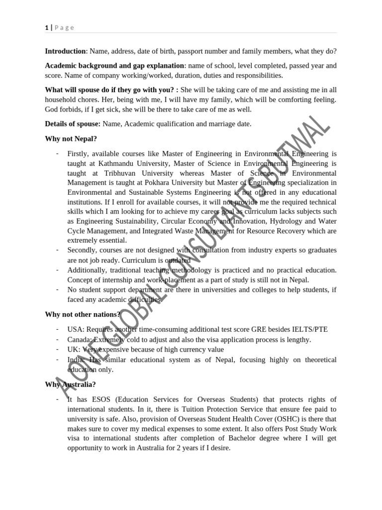 Interview - Murdoch University - Ajit | PDF | Sustainability | Water Resources