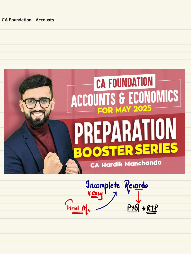 Incomplete Records | PDF | Financial Accounting | Personal Finance