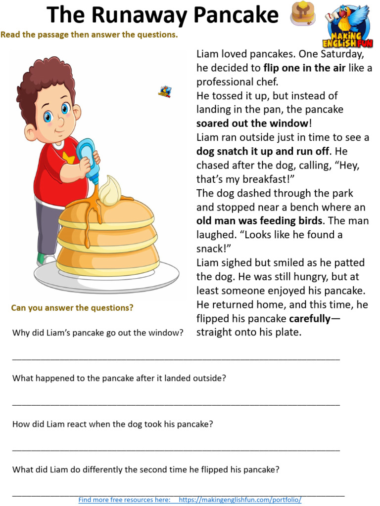 Grade 4 Reading Comprehension Passages | PDF
