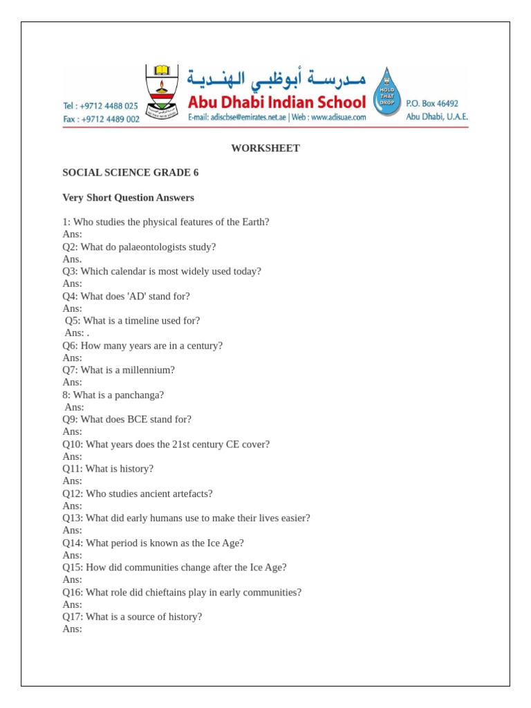 Worksheet-Timelines and Sources of History | PDF