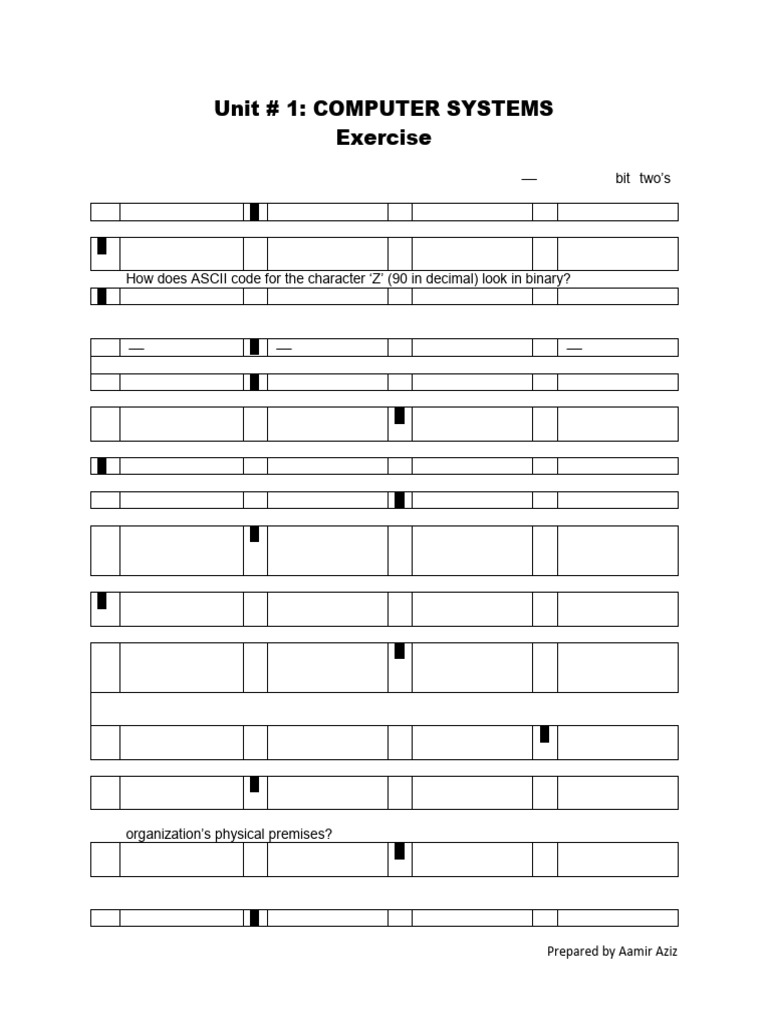 Unit1 Exercise 1 class X | PDF | Process (Computing) | Operating System