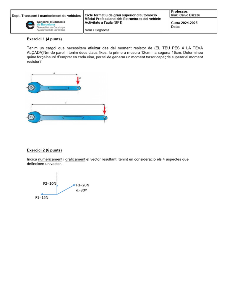 Activitat 7 - Problema A Casa 2 | PDF