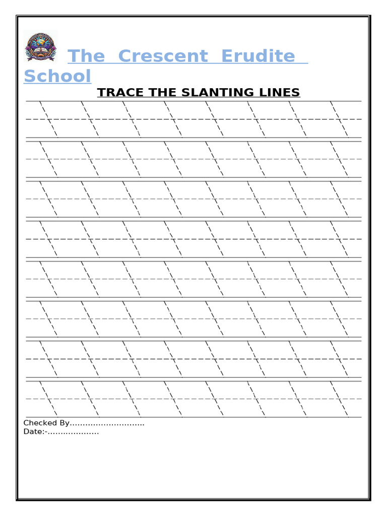 Slanting Lines 1 | PDF
