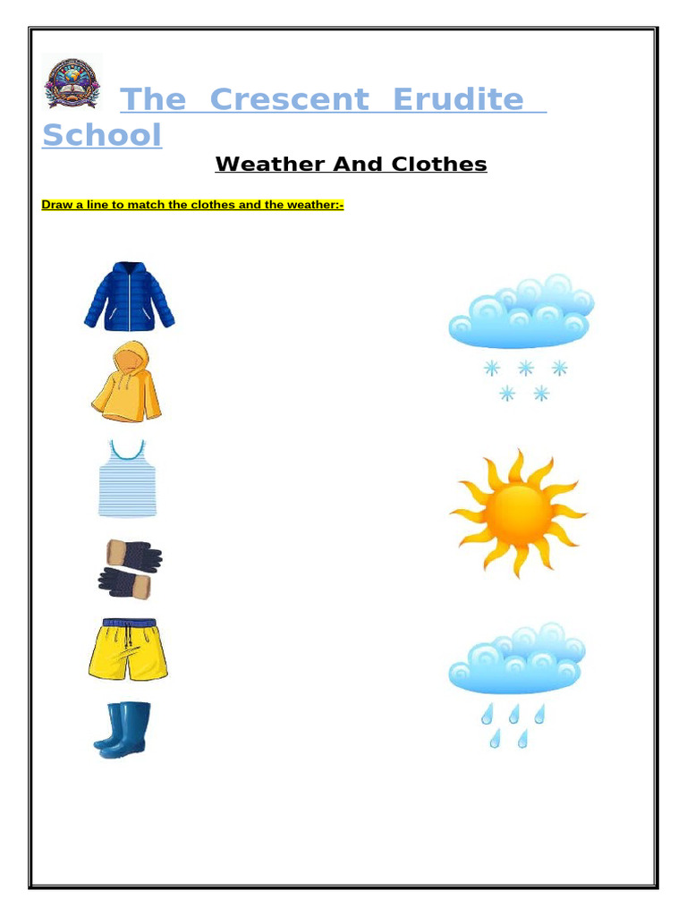 Weather and Clothes | PDF