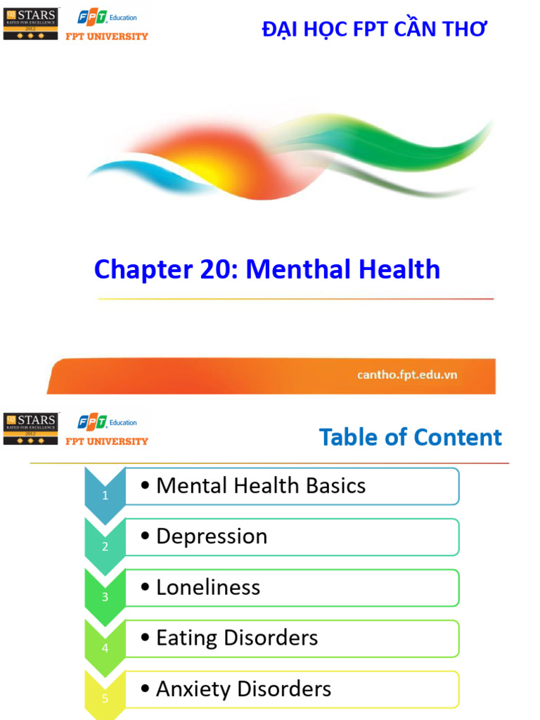 S5 Chapter 20 Menthal Health | PDF | Anxiety Disorder | Mental Disorder