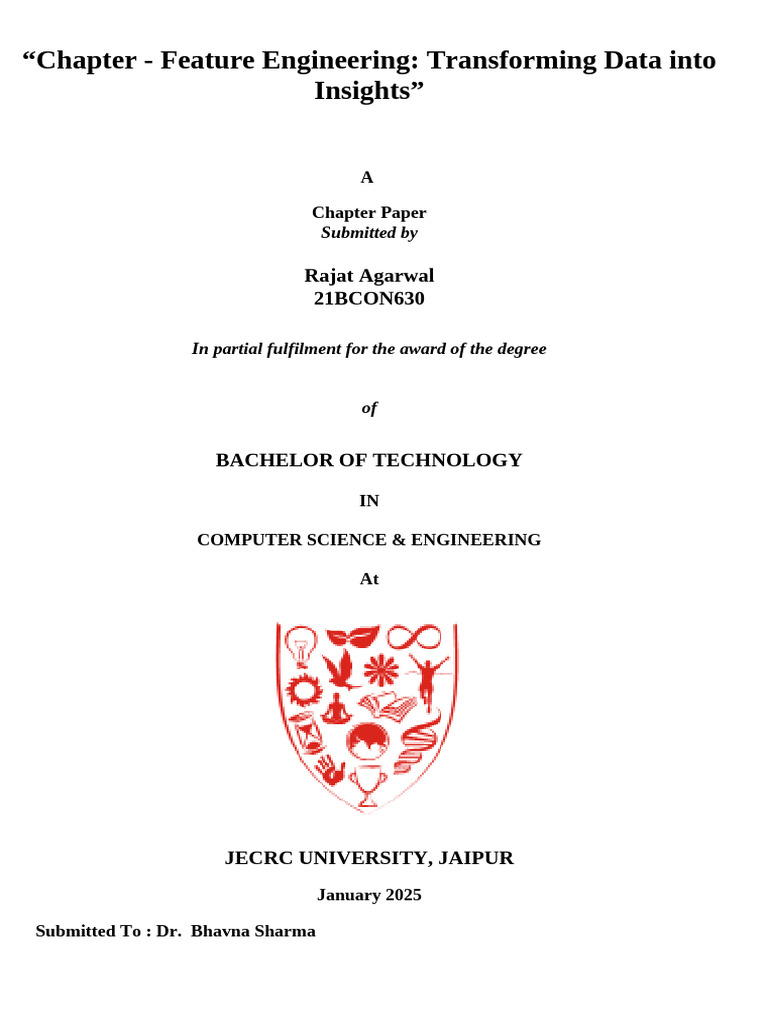 Rajat Agarwal-21bcon630 | PDF | Machine Learning | Principal Component Analysis