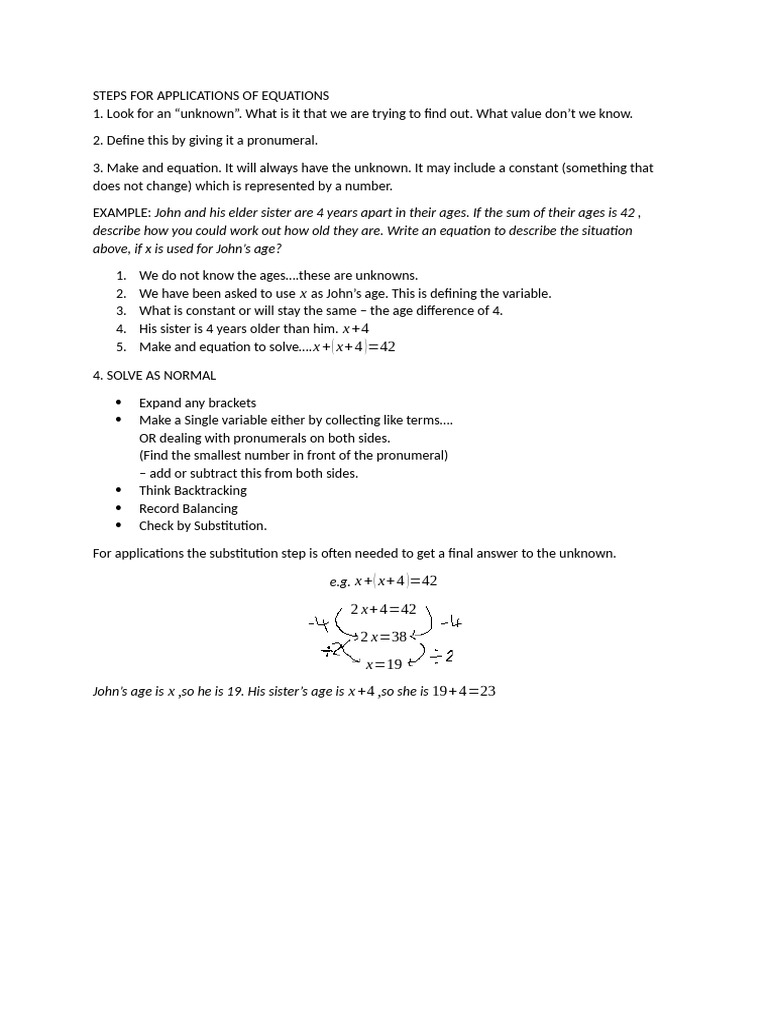Steps for Applications | PDF