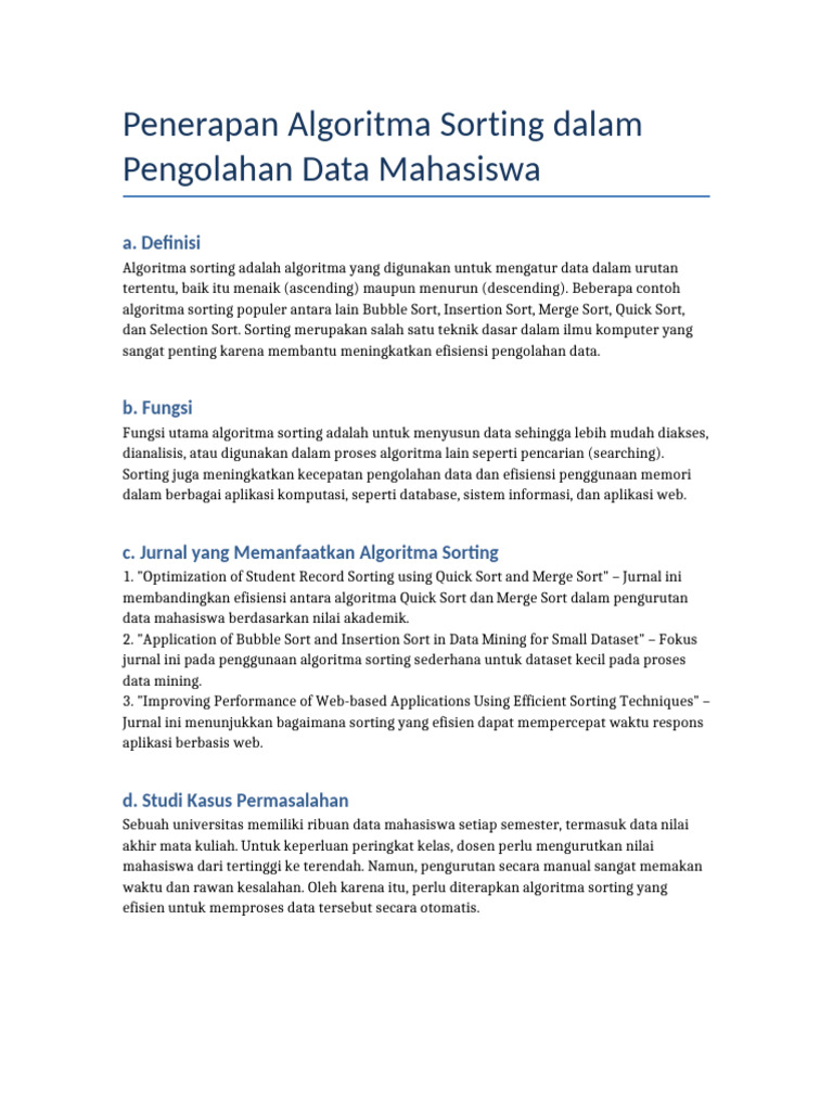 Penerapan_Algoritma_Sorting | PDF