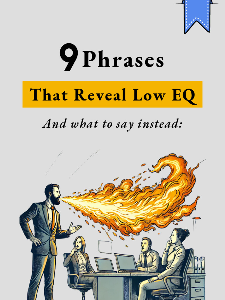 9 Low EQ Phrases & Better Alternatives | PDF