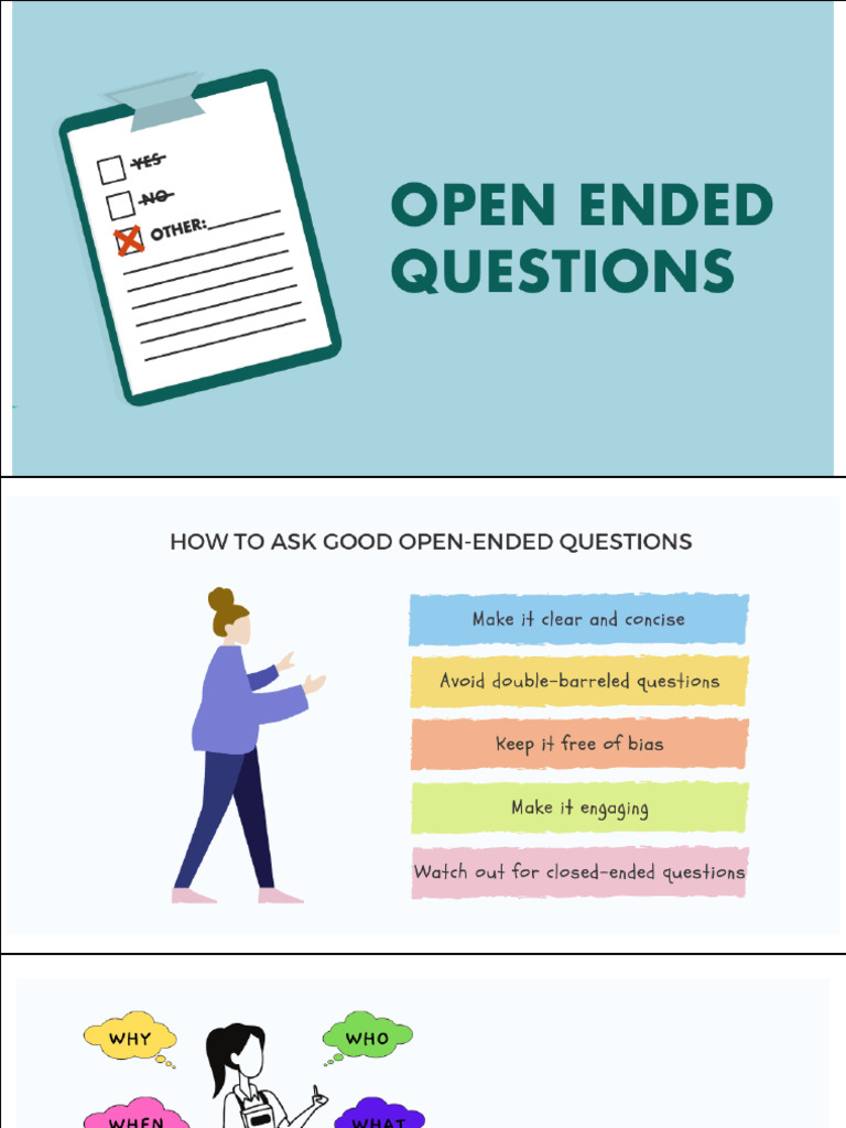 Open - Ended Questions | PDF