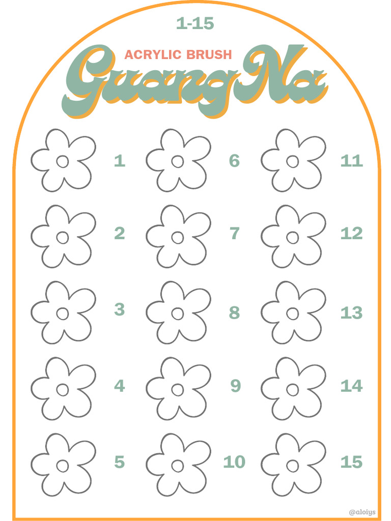GuangNa Color Chart Overview | PDF